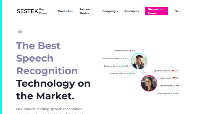 SESTEK Speech Analytics AI Tool Review: Top Alternatives, Pricing ... SESTEK Speech Analytics AI Tool Review: Top Alternatives, Pricing ...