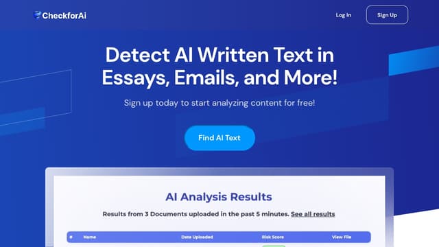 Checkforai Ai Tool Introduction Price Traffic Pros Vs Cons Fqa Use Cases Freeworkai