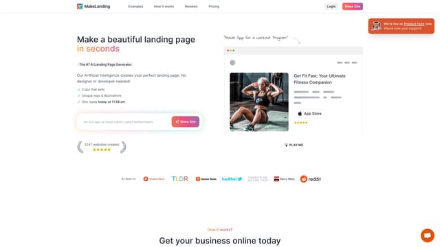 Makelanding Ai Tool Introduction Price Traffic Pros Vs Cons Fqa Use Cases Freeworkai