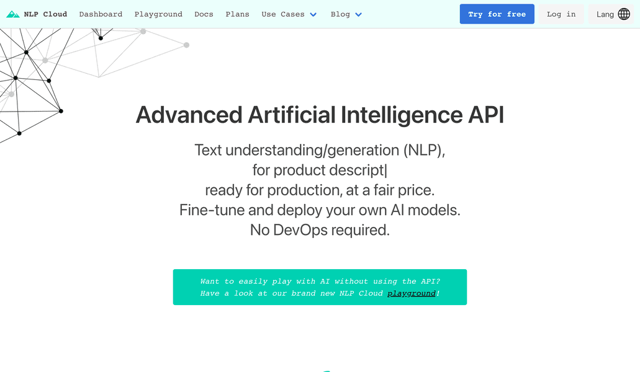 Nlp Cloud Ai Tool Introduction Price Traffic Pros Vs Cons Fqa Use Cases Freeworkai