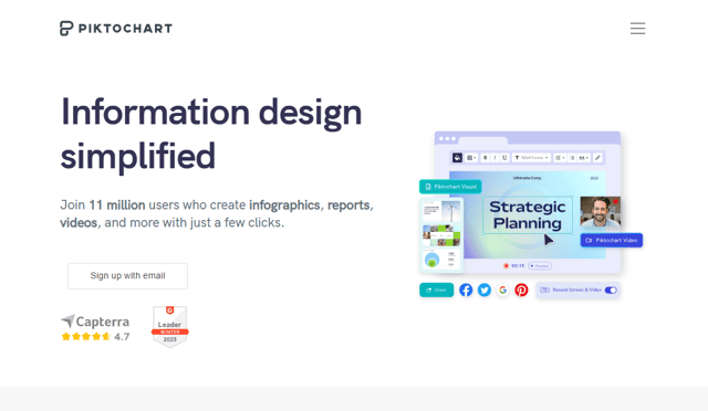 Piktochart Ai Tool Introduction Price Traffic Pros Vs Cons Fqa Use Cases Freeworkai