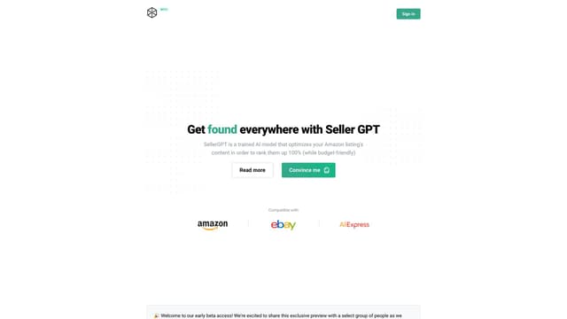 Sellergpt Ai Tool Introduction Price Traffic Pros Vs Cons Fqa Use Cases Freeworkai