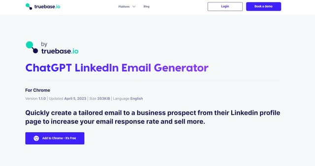 Chatgpt Linkedin Email Generator Ai Tool Introduction Price Traffic Pros Vs Cons Fqa Use