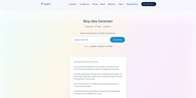 Gpt 3 Blog Idea Generator Ai Tool Introduction Price Traffic Pros Vs Cons Fqa Use Cases