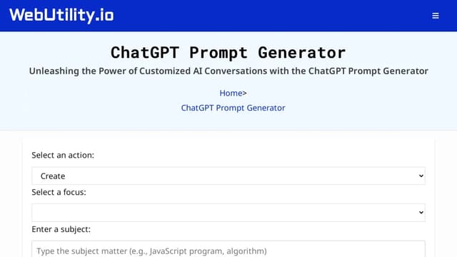 Chatgpt Prompt Generator Ai Tool Introduction Price Traffic Pros Vs Cons Fqa Use Cases
