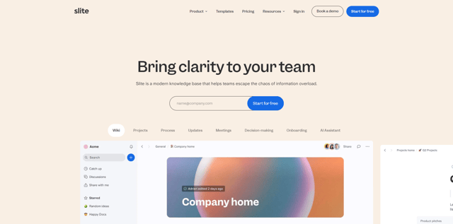 Slite Ai Tool Introduction Price Traffic Pros Vs Cons Fqa Use Cases Freeworkai